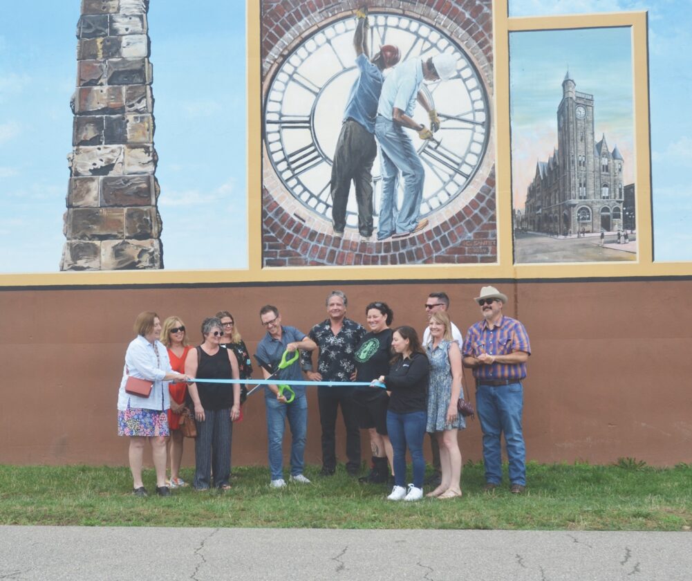 Another phase of floodwall art is complete | News, Sports, Jobs ...